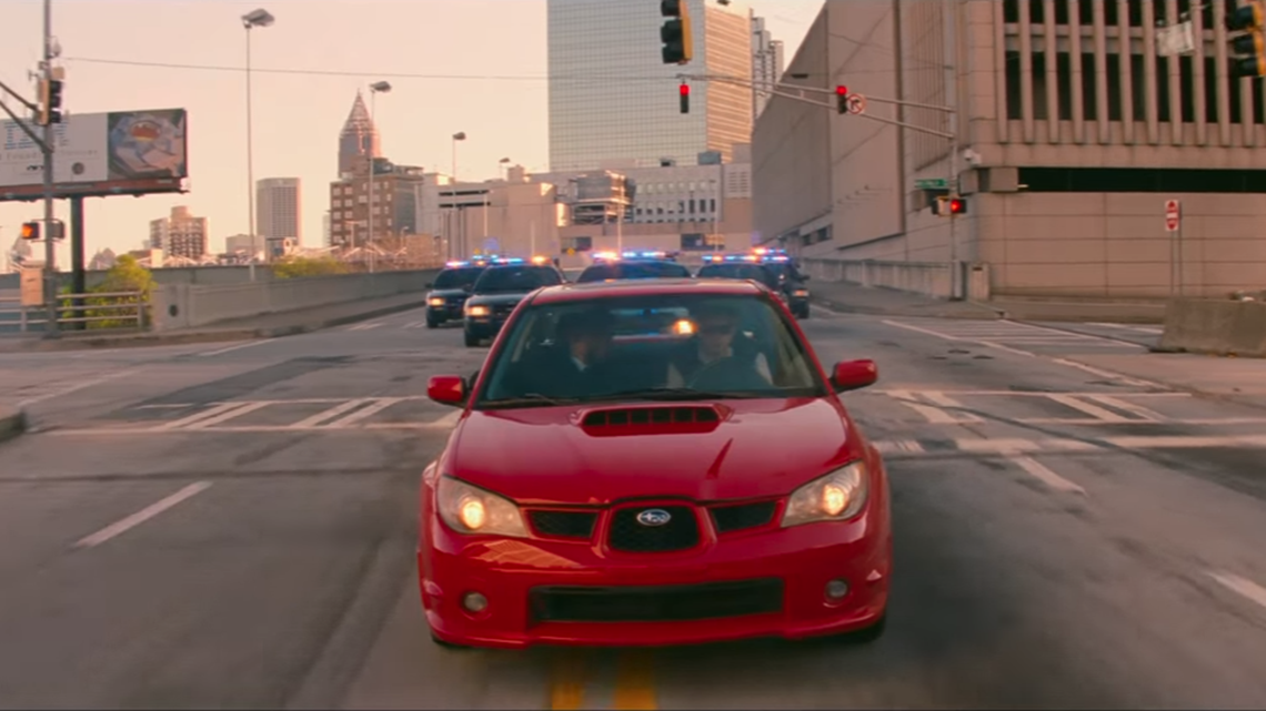 Follow along as 'Baby Driver' leads cops on car chase through Atlanta ...