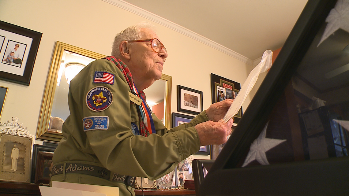 PHOTOS | 95-year-old Scout Leader Josiah Benator | 11alive.com