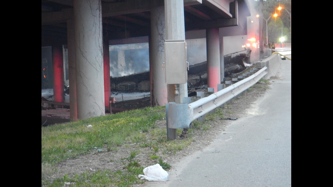 VIDEO: Interstate 85 collapses in massive fire in Atlanta | 11alive.com
