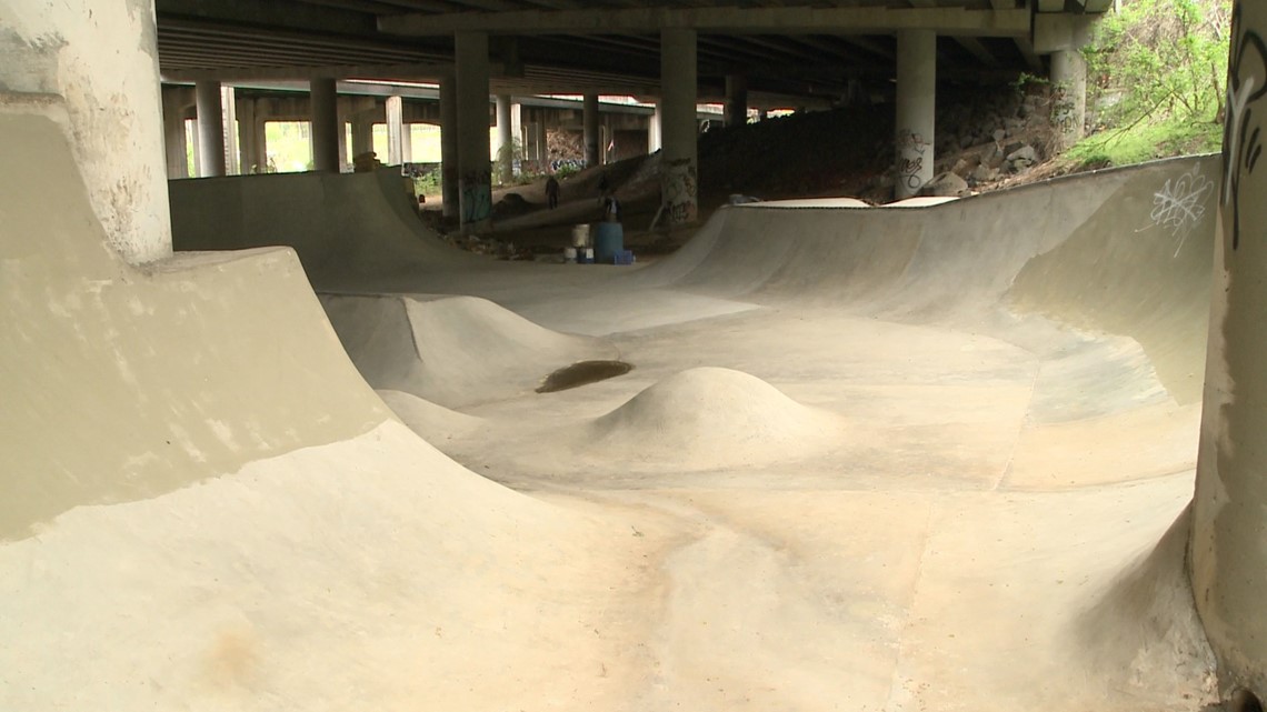 Secret skate park under I-85 stayed unnoticed, but not unknown ...