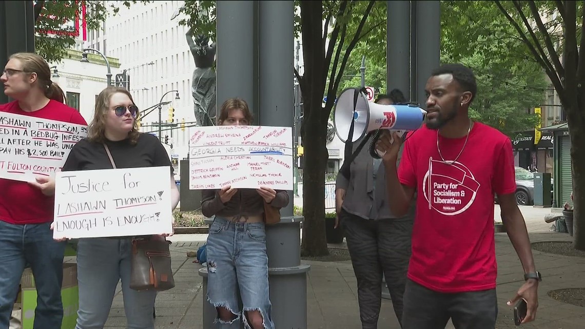 Protest for man who died in Fulton County Jail allegedly eaten alive by ...