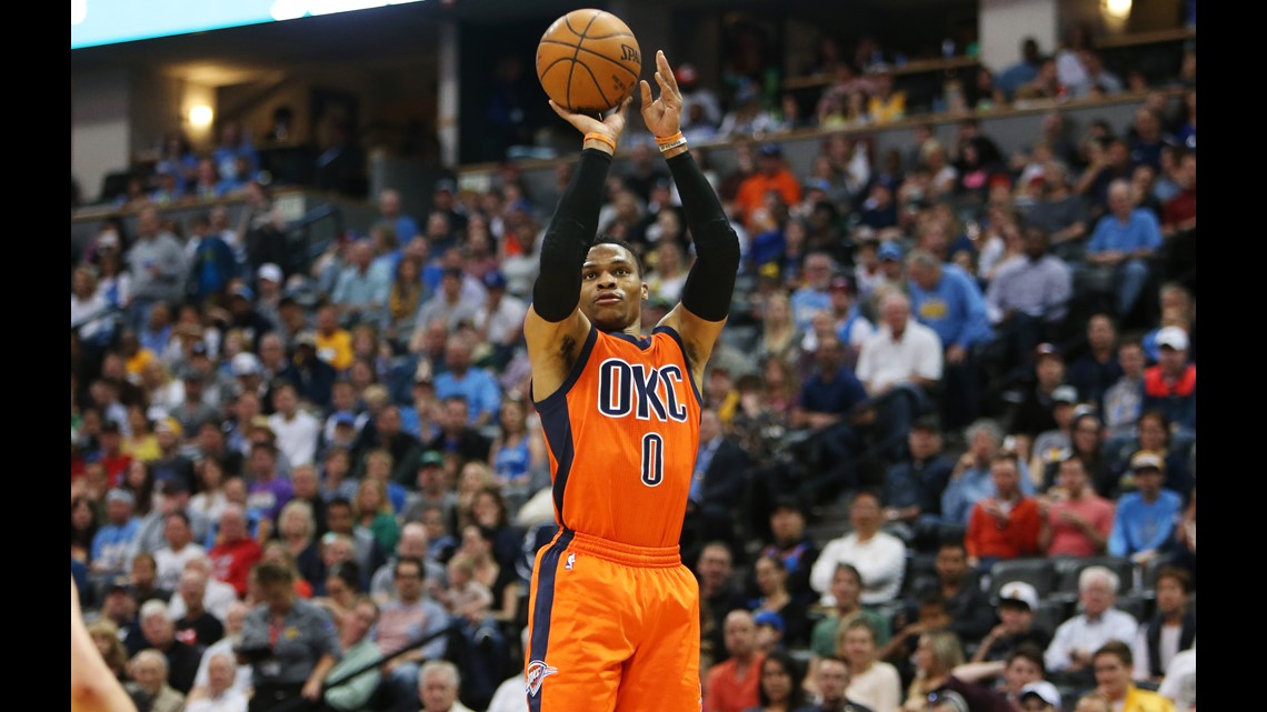 Russell Westbrook has 50 points, buzzer-beater in record 42nd triple-double | 11alive.com