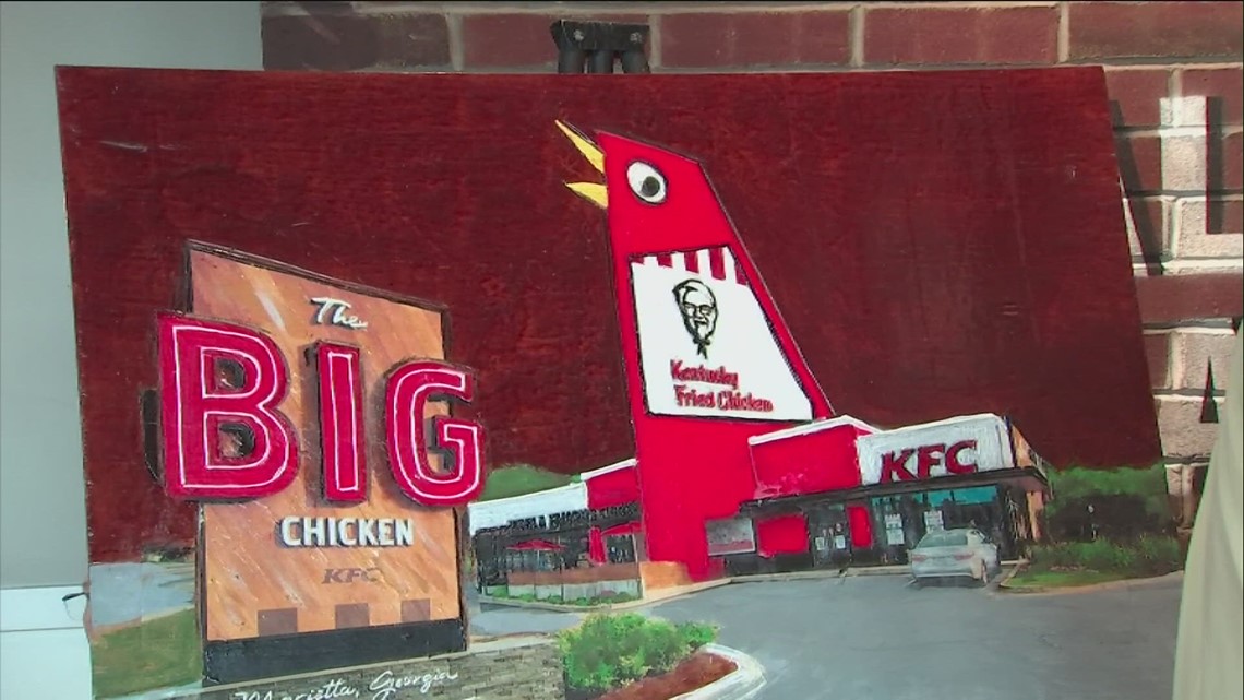 Marietta Big Chicken at KFC turns 60 years old | 11alive.com
