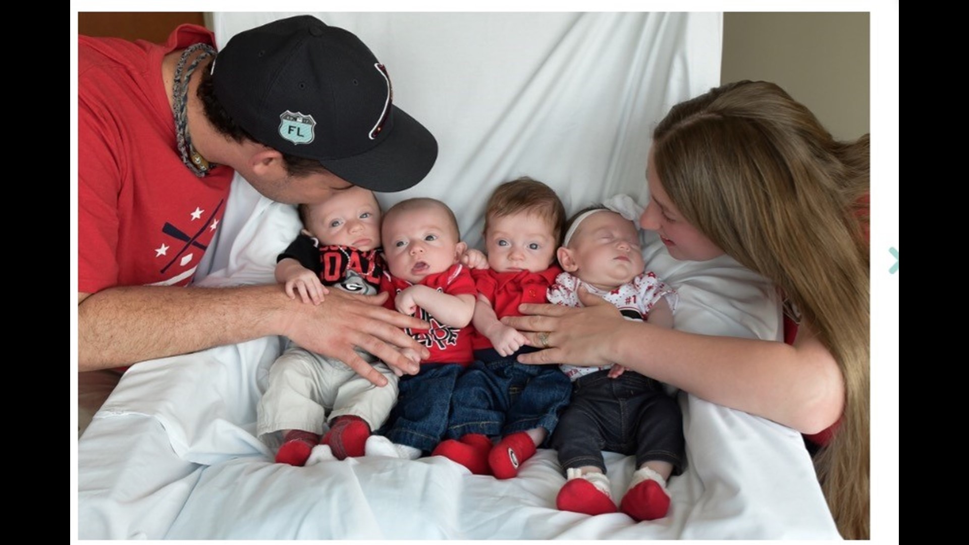 Four for the Fourth: Couple welcomes quadruplets home | 11alive.com