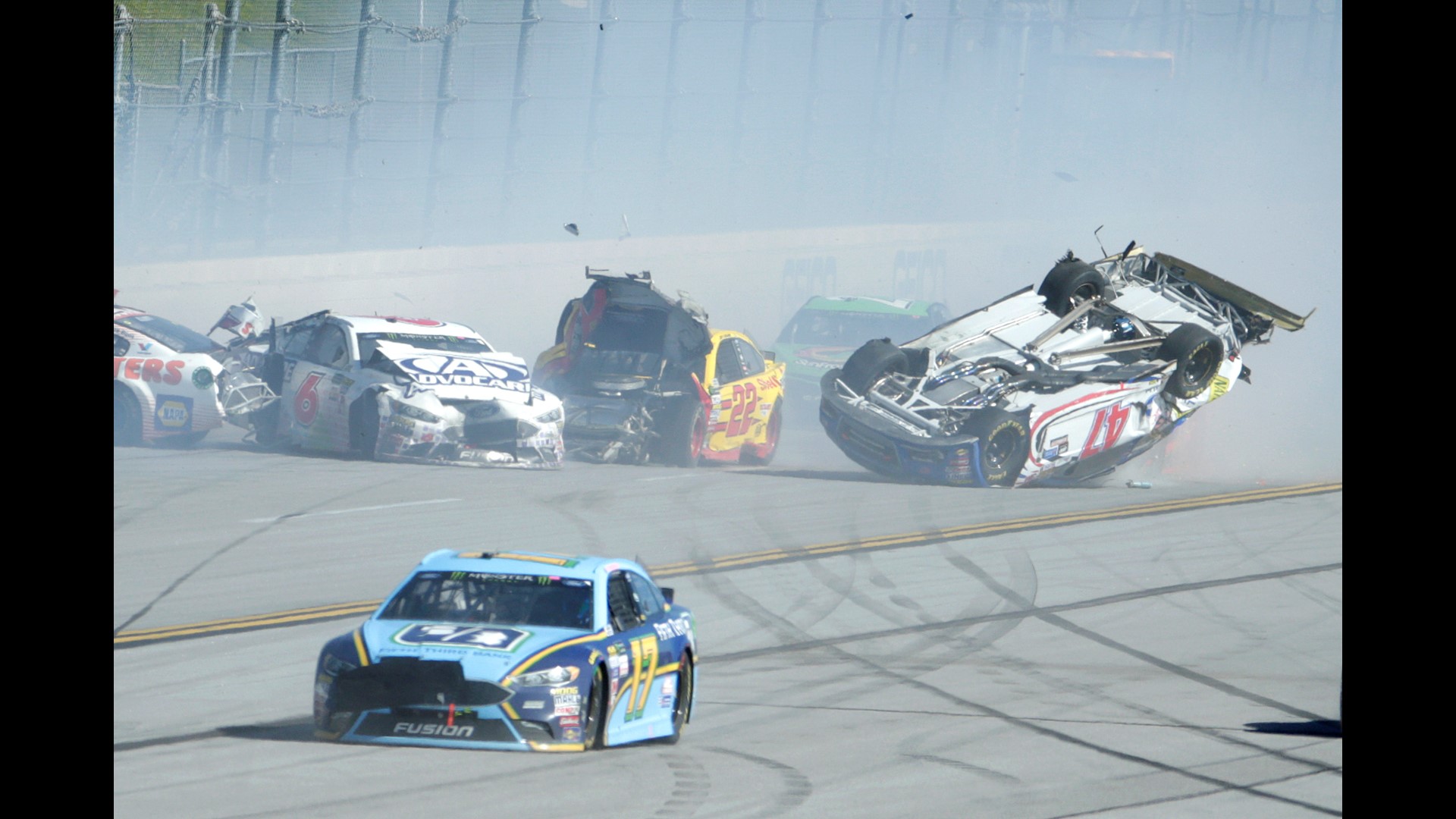 PHOTOS | Massive wreck at Talladega Superspeedway | 11alive.com