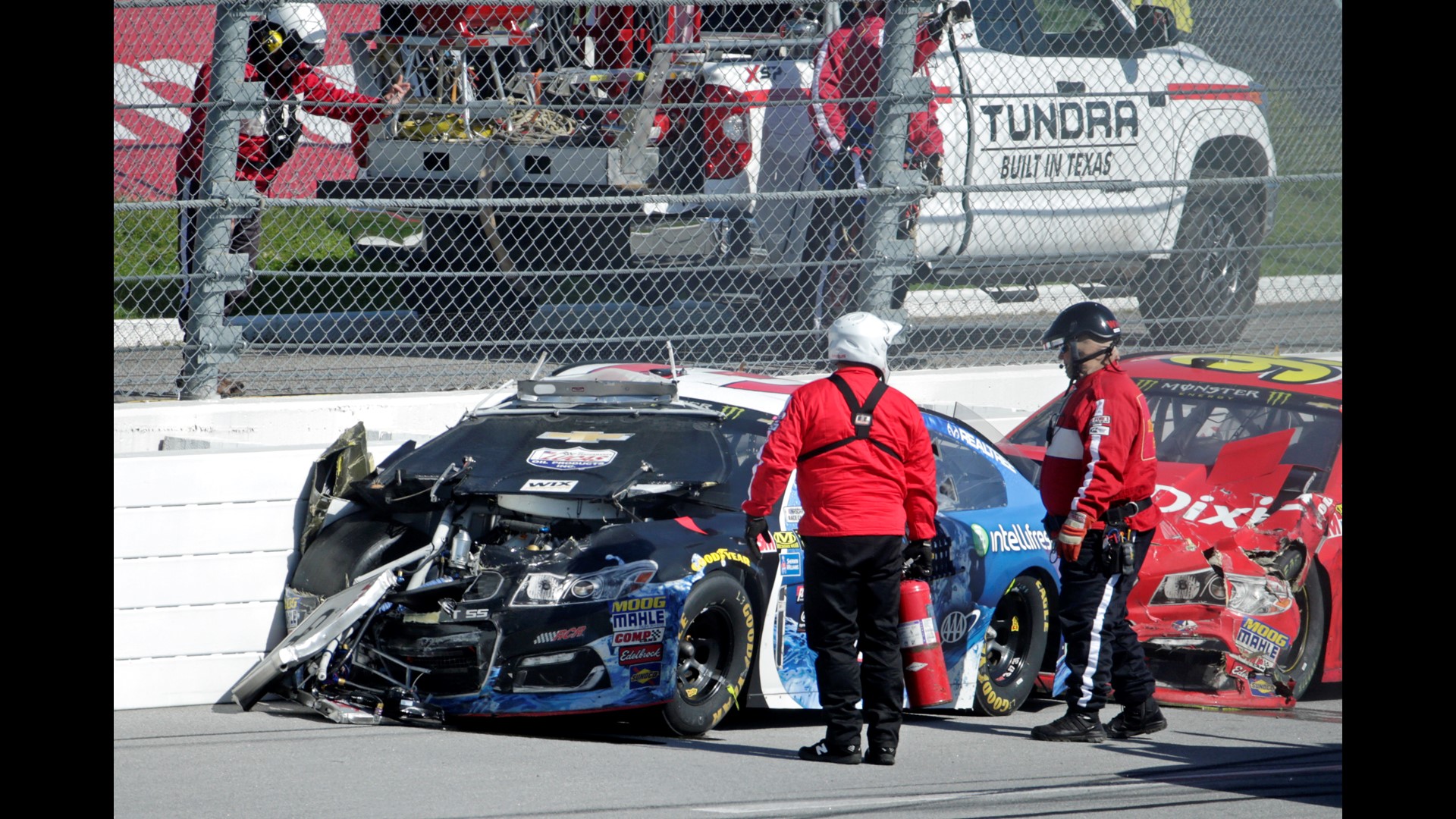 PHOTOS | Massive wreck at Talladega Superspeedway | 11alive.com