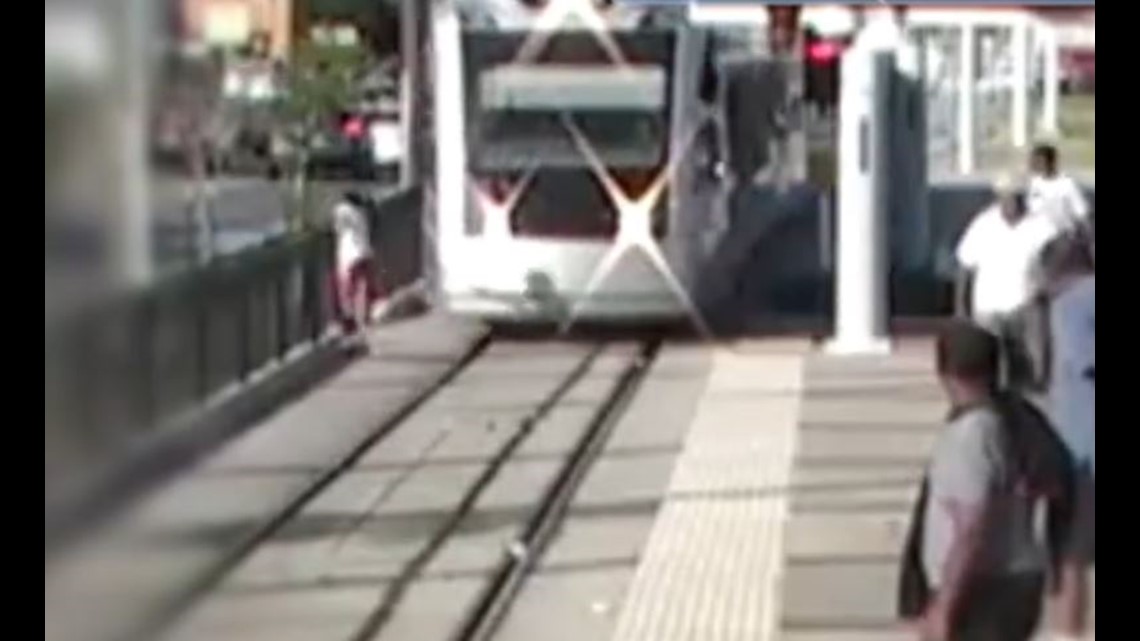 Video shows child's close call with train in Houston | 11alive.com