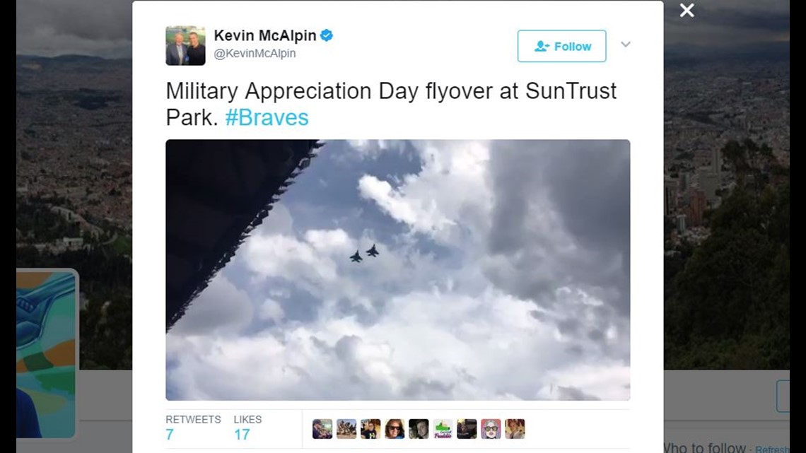 Calm down everyone: An explanation for the jets over Atlanta | 11alive.com