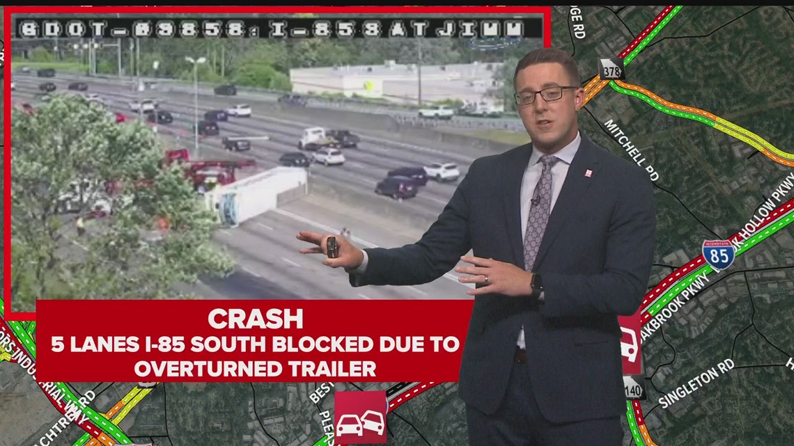 Rush hour traffic gets worse along I-85 SB in Gwinnett | 11alive.com
