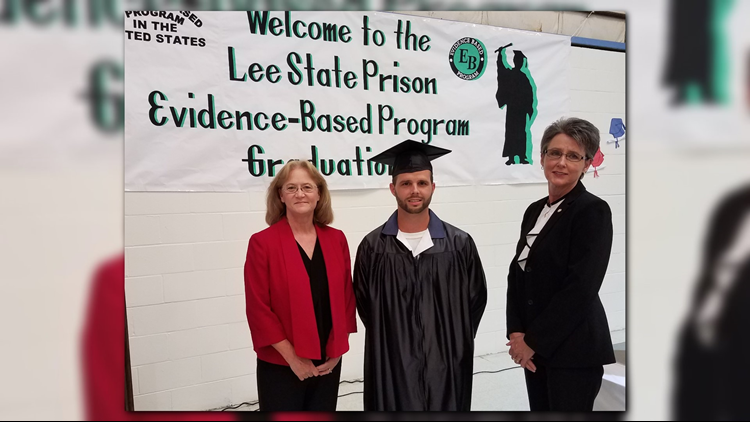 Inmate gets happy news during prison program graduation | 11alive.com