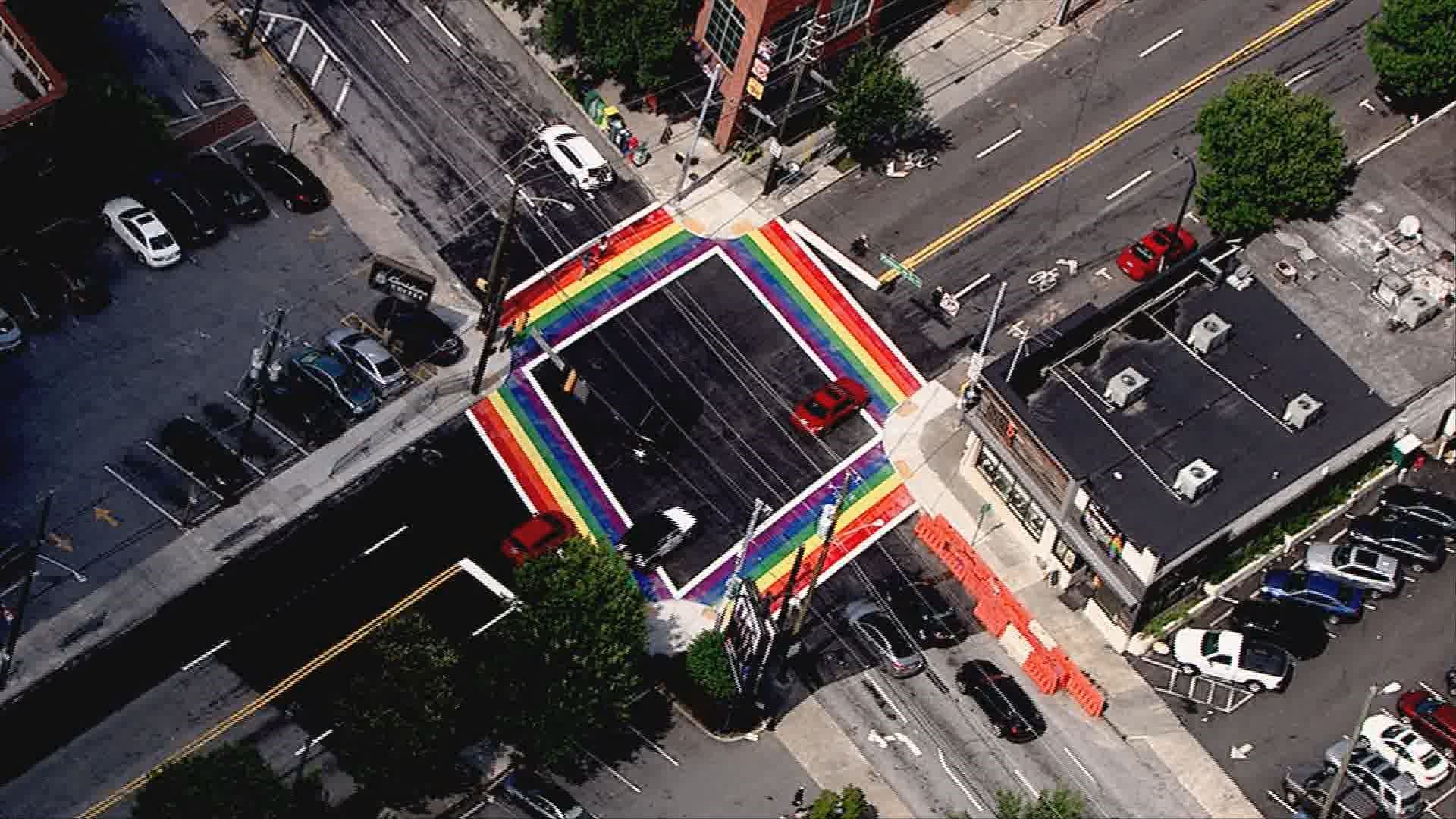 Rainbow crosswalks: Was it worth the price tag? | 11alive.com