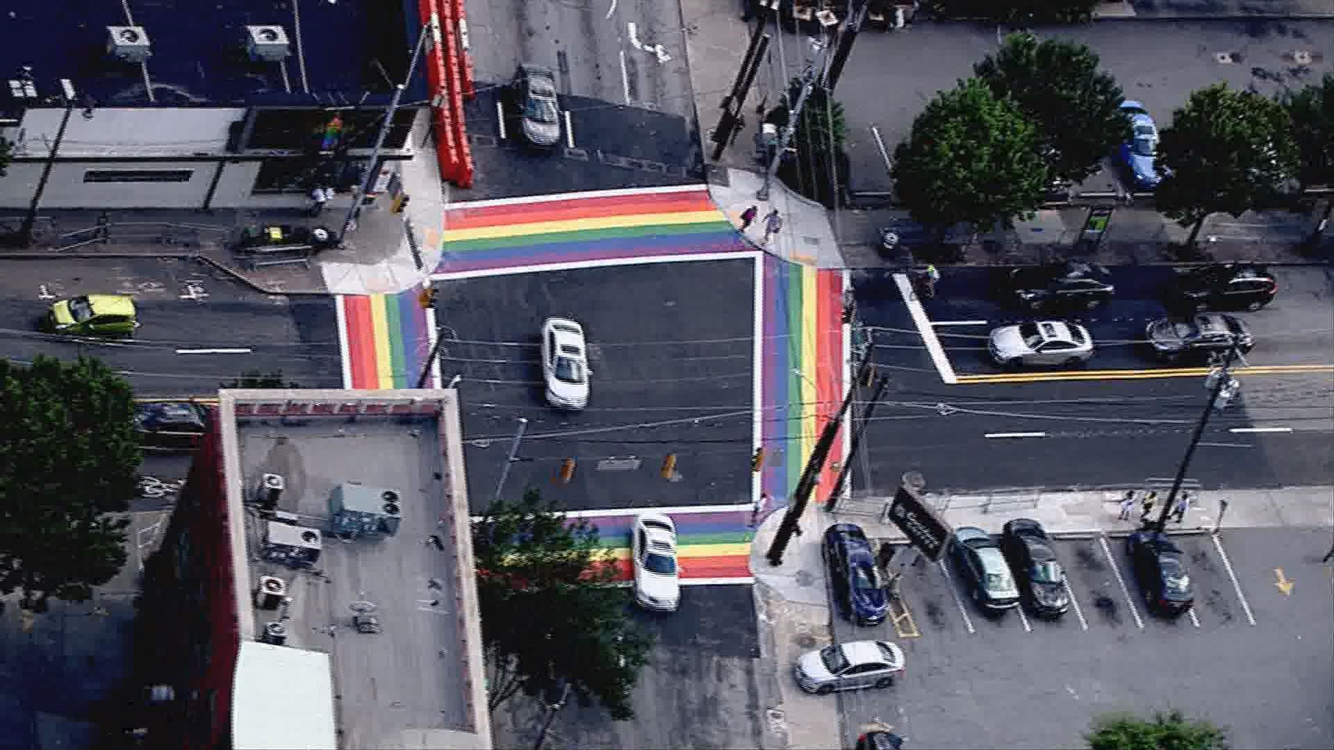 City of Atlanta: Rainbow crosswalks cost about $196K to install ...