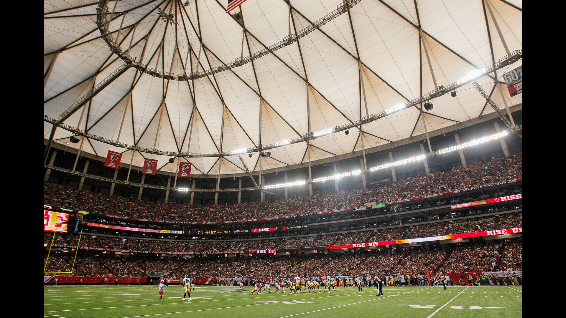 What the Georgia Dome looks like without seats | 11alive.com