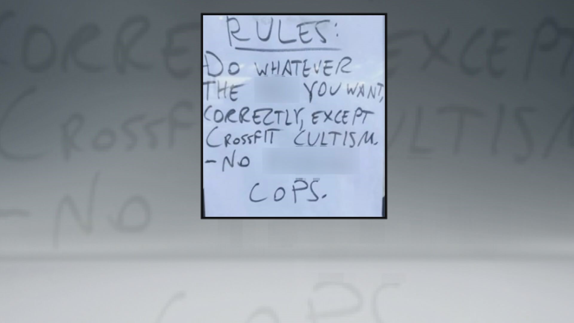 Atlanta gym owner makes no apologies for 'No Cops' sign | 11alive.com