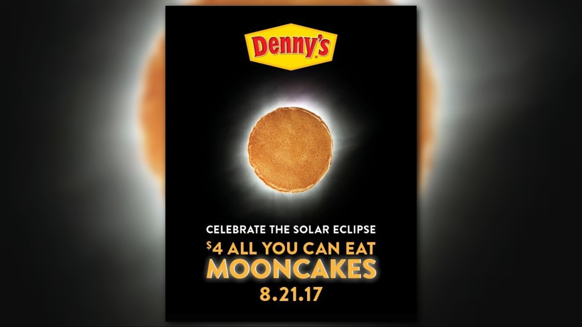 Denny's preps for solar eclipse with moon-shaped pancakes | 11alive.com