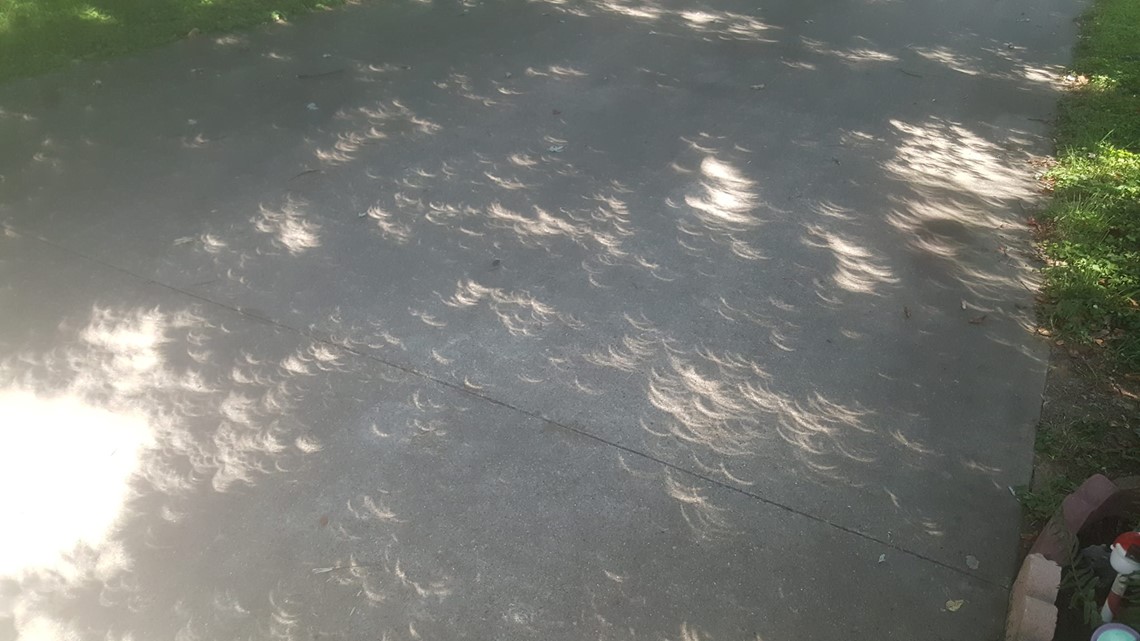 Photos: Eclipse shadow creates mini-eclipses! | 11alive.com