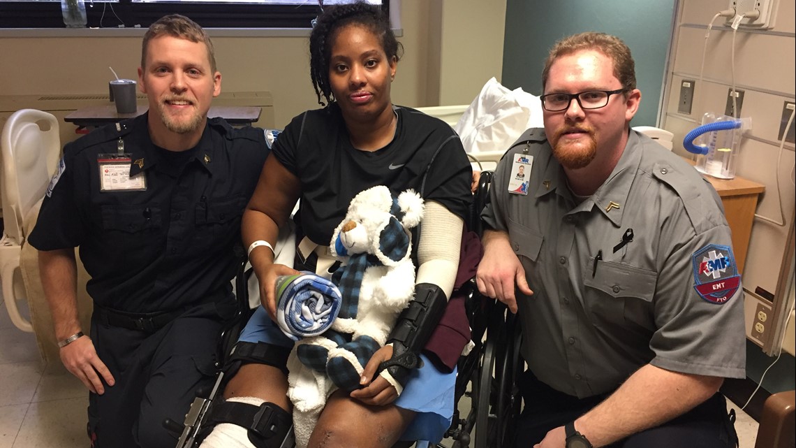 Mother Of Six Reunited With Paramedics Who Saved Her Life After Head On