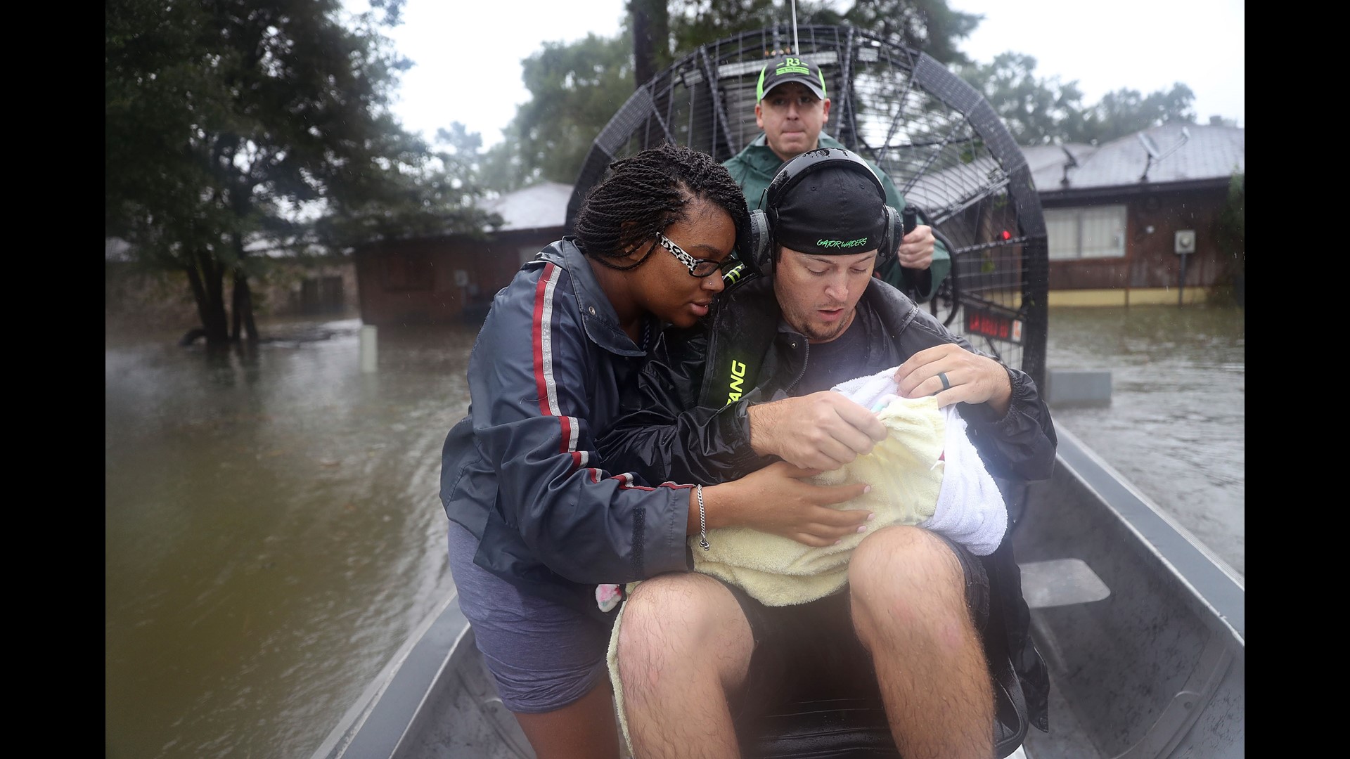 PHOTOS: Dramatic rescues in Texas floodwaters | 11alive.com