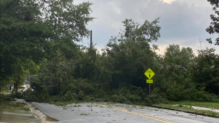 Storm damages in metro Atlanta on August 11, 2021 | 11alive.com