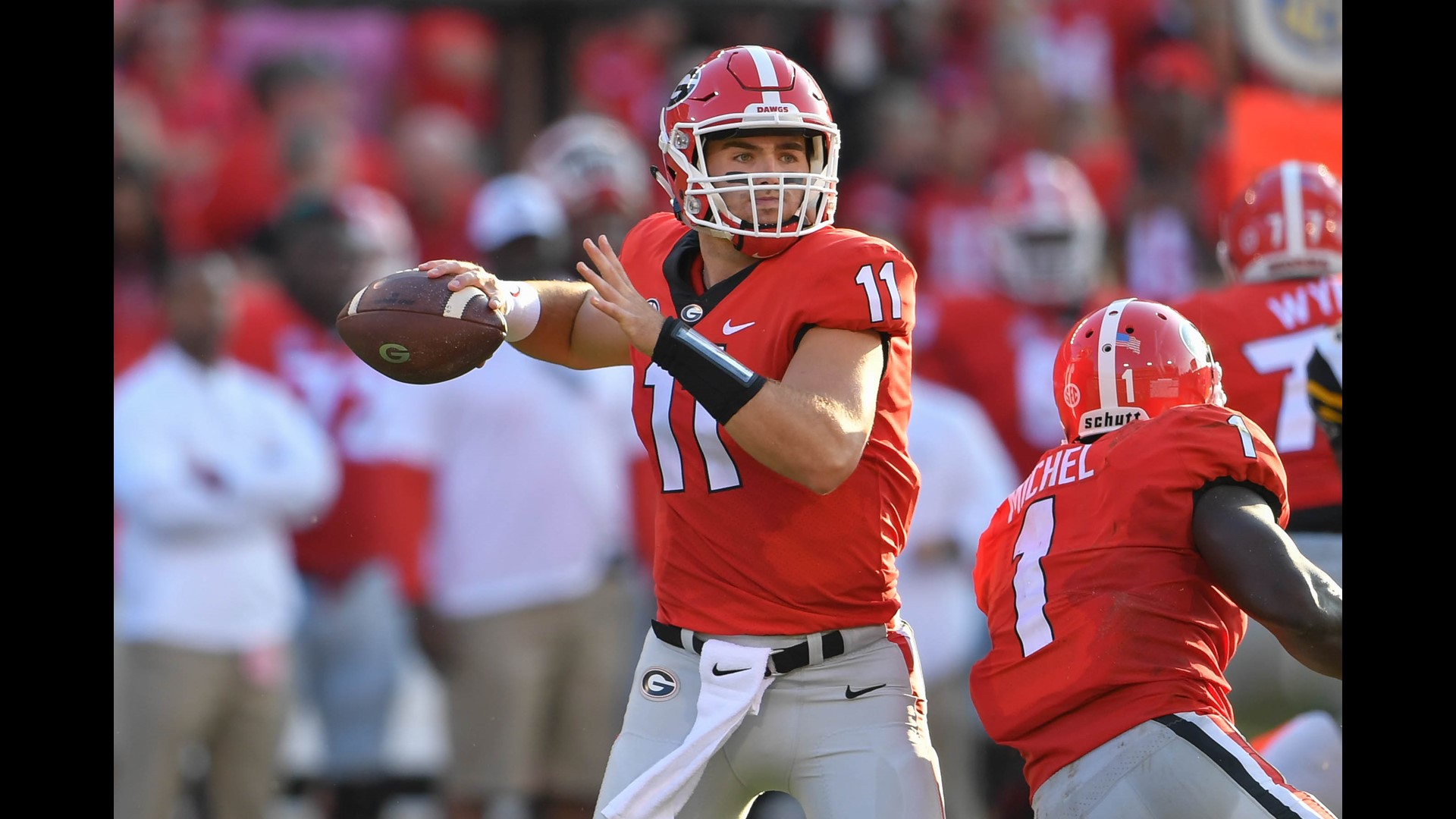 UGA reacts to Eason's injury, Jake Fromm walks away as hero | 11alive.com