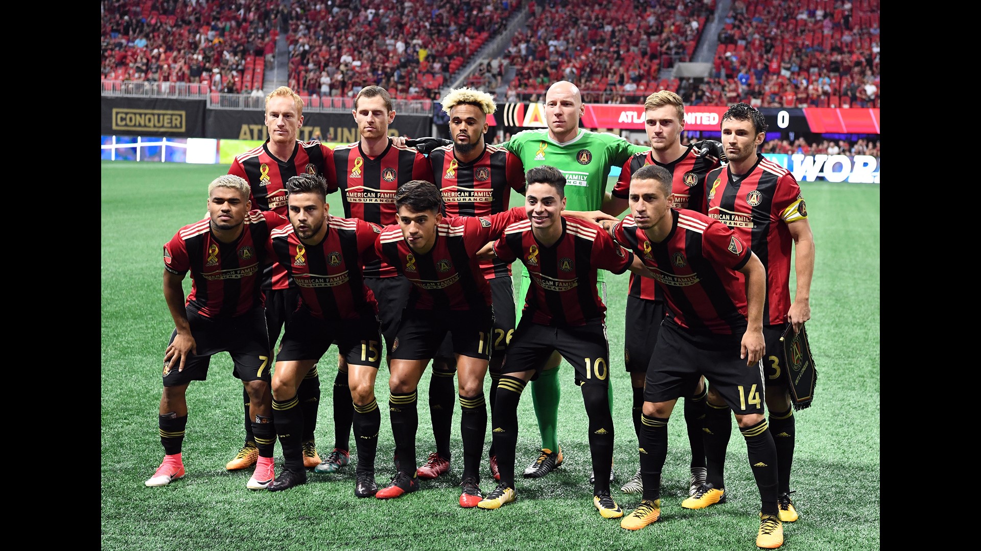 Arthur Blank hammers in Atlanta United's golden spike in front of ...