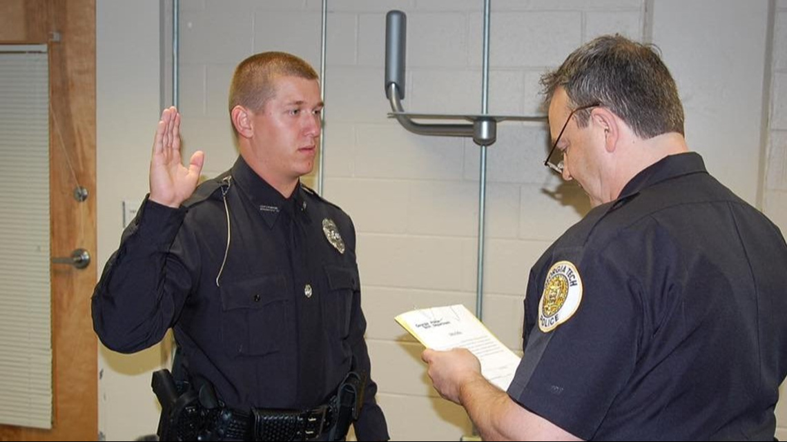 Georgia Tech officer who fatally shot student sworn in 16 months ago ...