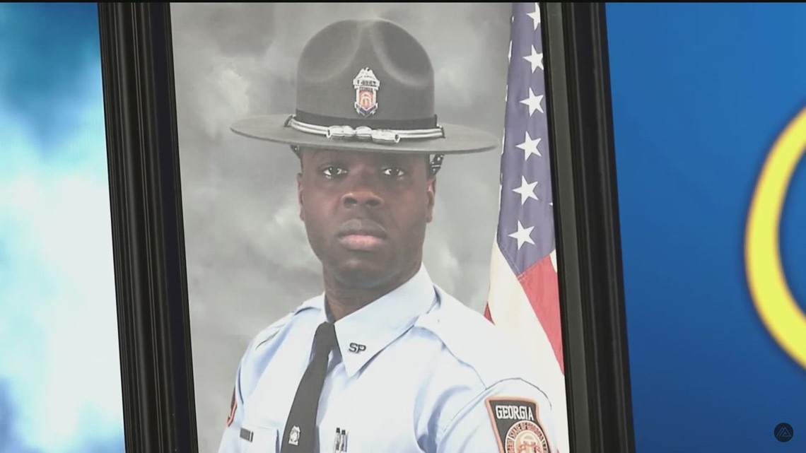 Funeral held for Georgia trooper killed in crash in line of duty ...