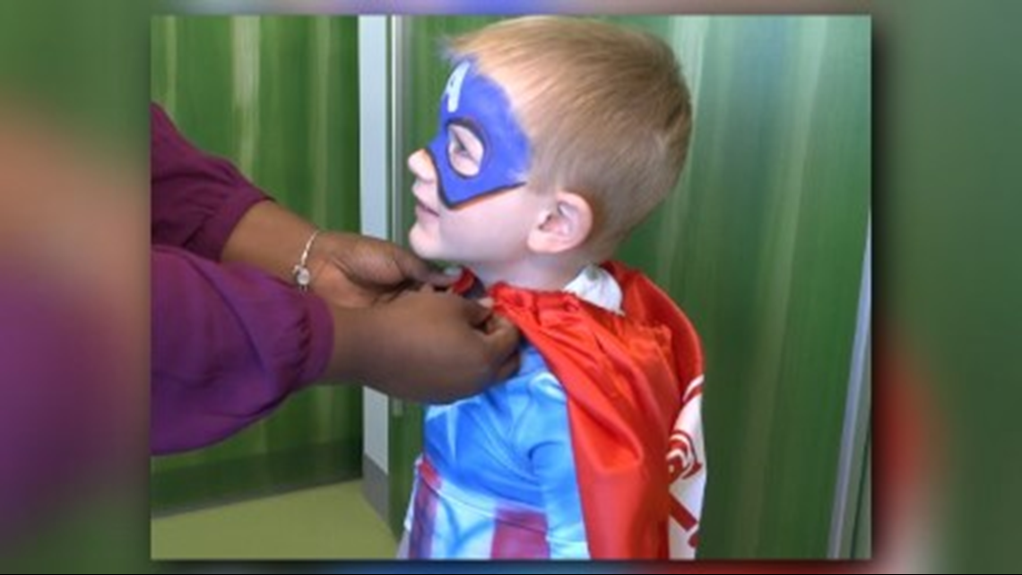 CHOA powers up for "Cape Day" with superhero transformation | 11alive.com