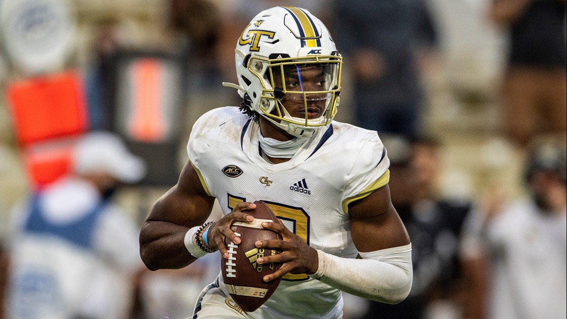 Jeff Sims Georgia Tech quarterback rehabs foot sprain | 11alive.com