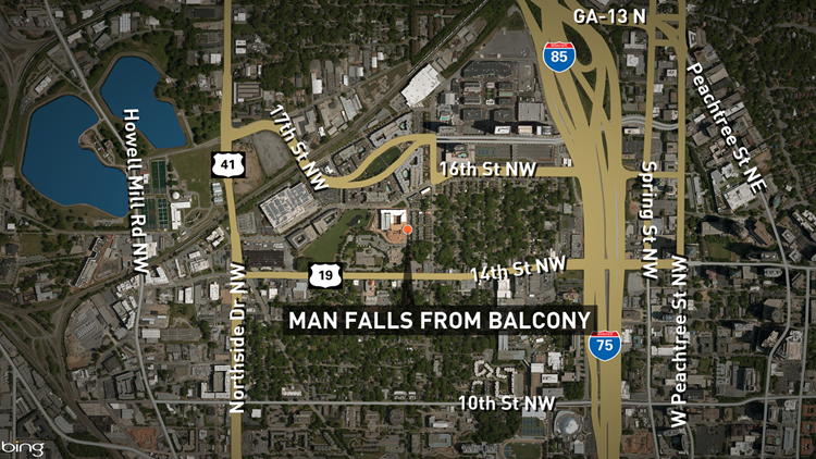 Man suffers 'traumatic injury' after falling from balcony | 11alive.com