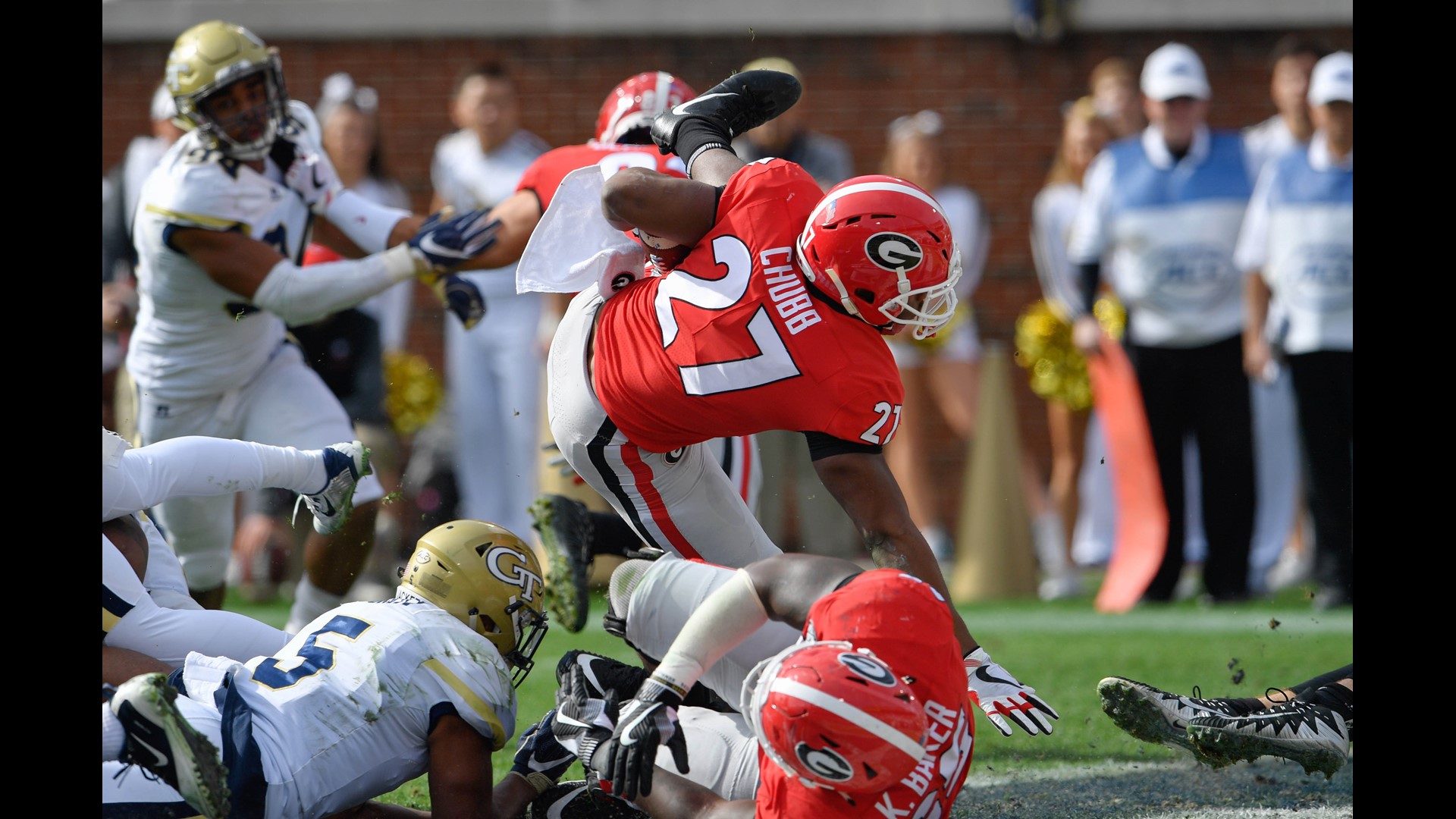 Despite GT ripping hedges last year, UGA passes on rowdy celebration ...