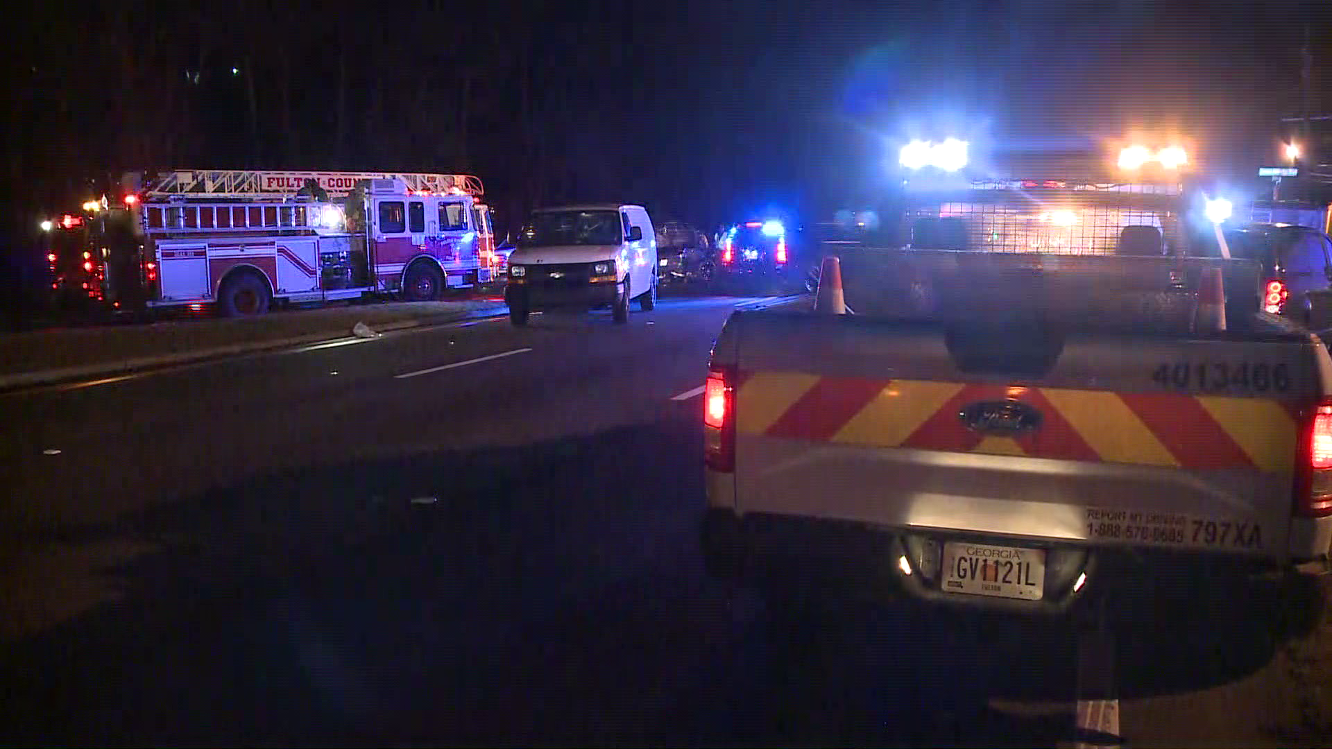 Driver killed after fiery crash with tractor trailer | 11alive.com