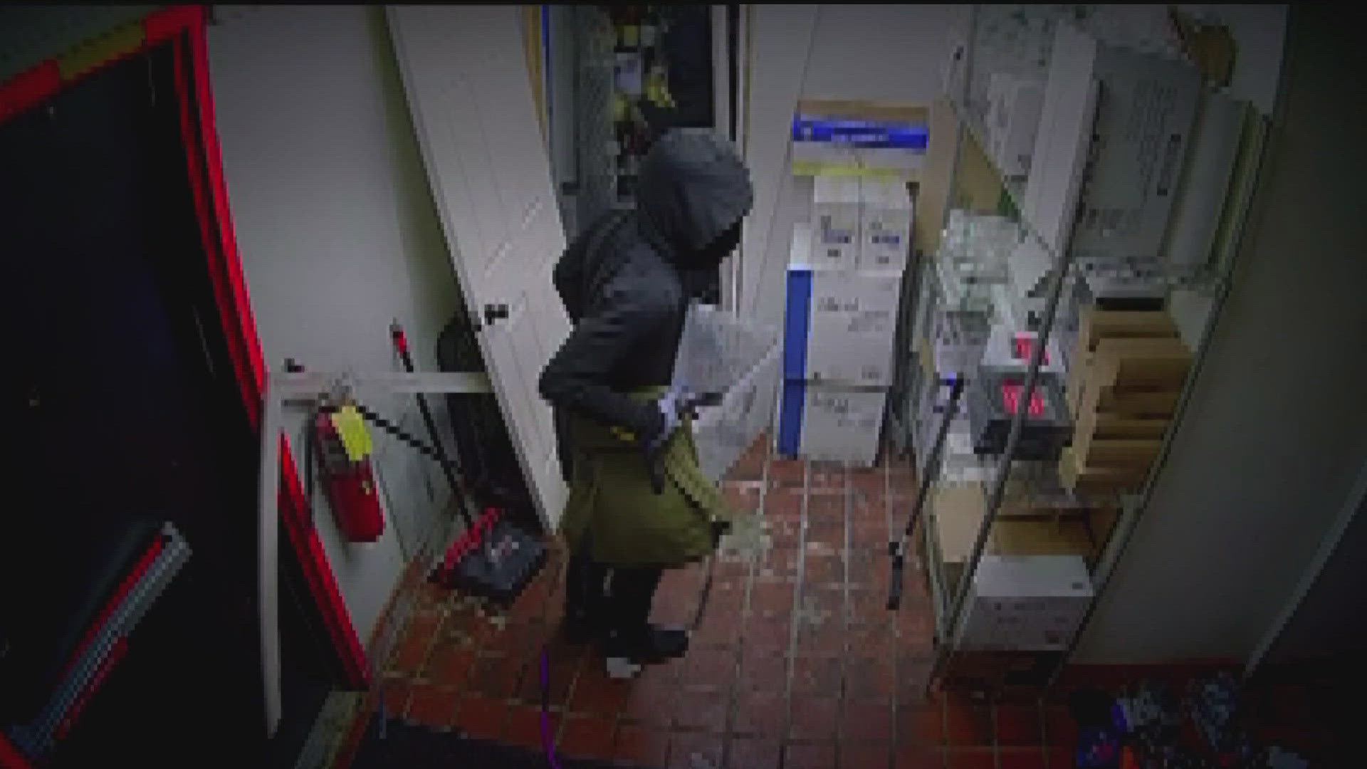 CRU Camp Creek break-in, surveillance video | 11alive.com