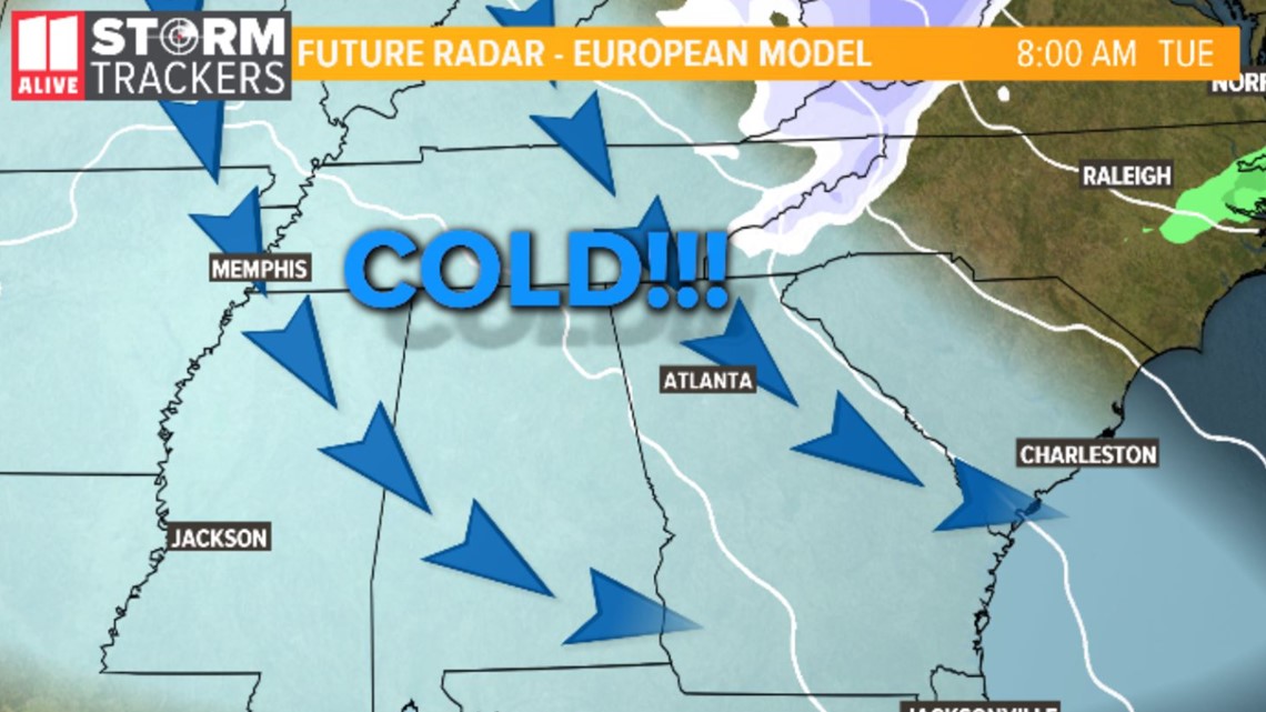 Atlanta weather on Sunday Nov. 29 as snow a possibility | 11alive.com