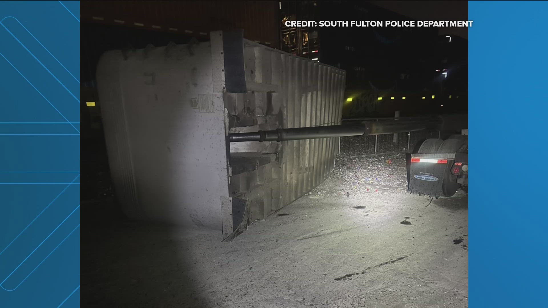 South Fulton Georgia CSX train crash with tractor trailer | 11alive.com