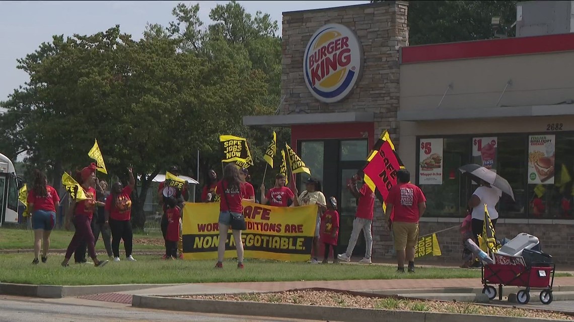 Dollar General, Burger King employees demand relief from heat | 11alive.com