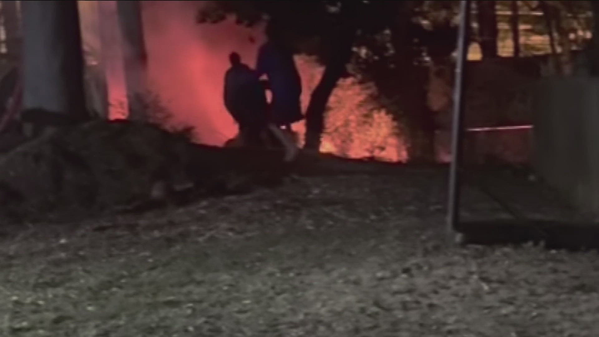 Georgia dad rescues elderly man just before car explodes | 11alive.com