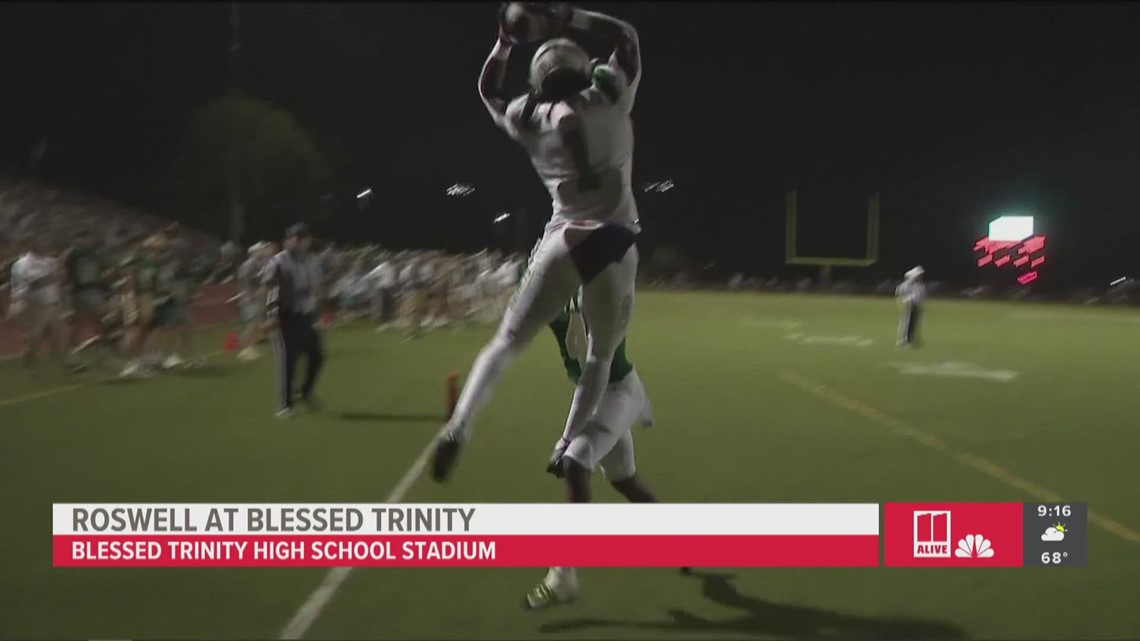 Roswell vs. Blessed Trinity | #Team11 Game of the Week | 11alive.com