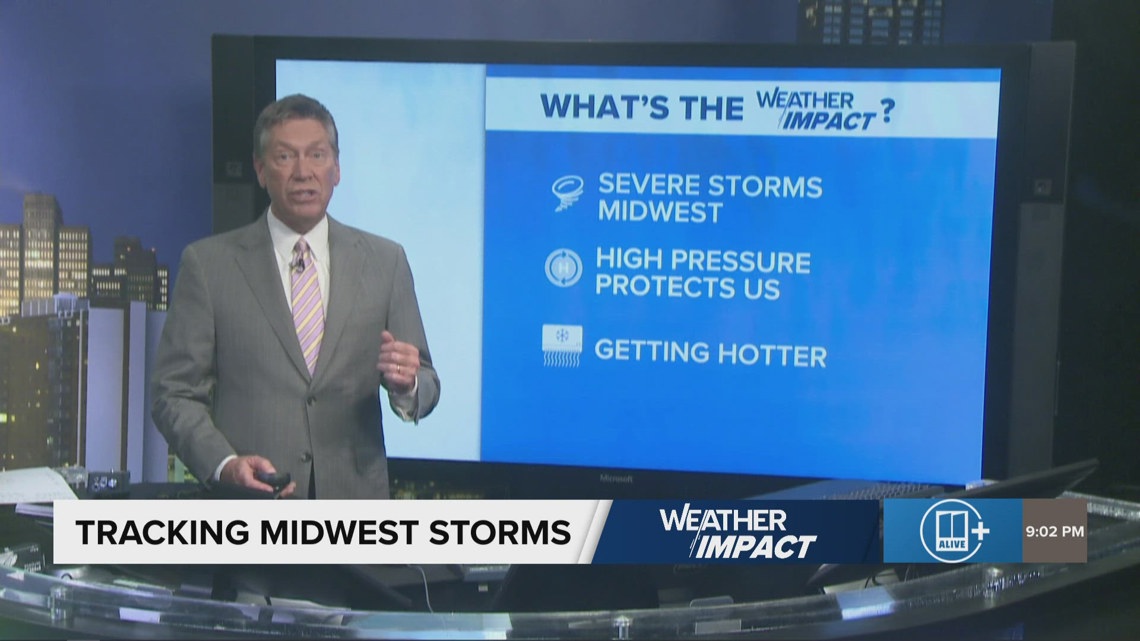 Weather Impact Update at 9pm | Tracking Midwest storms and record ...
