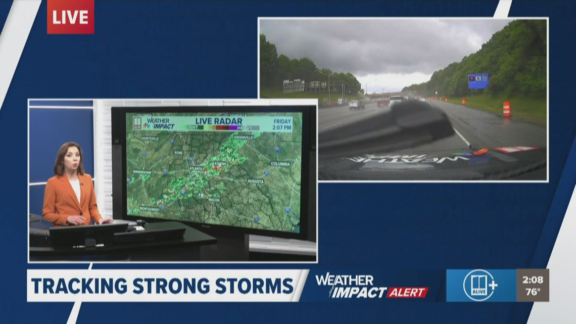 Storms move through metro Atlanta | Latest forecast, radar | 11alive.com