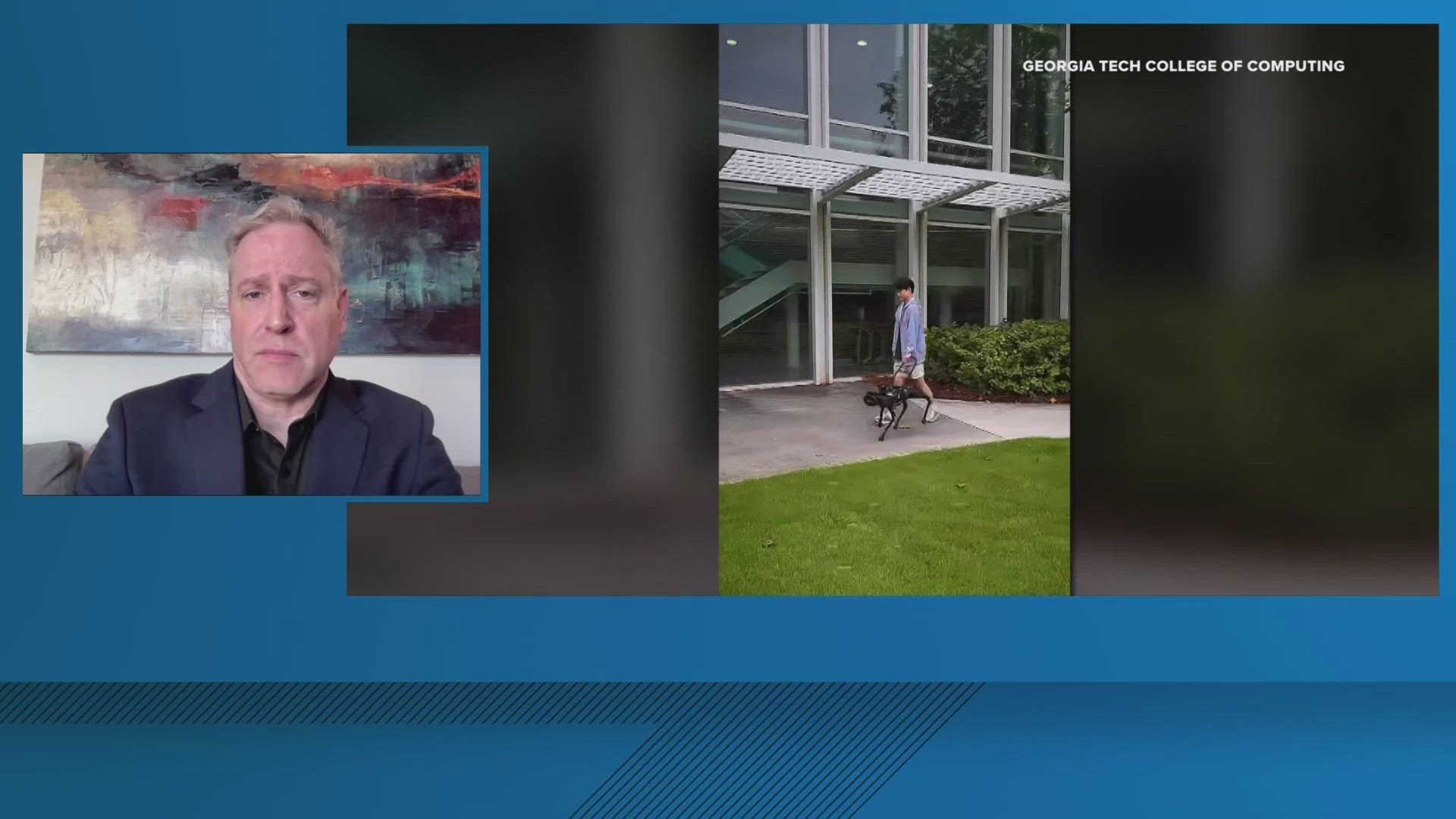 11Alive News: The Take | Georgia Tech develops robot guide dog (9/24/25 ...