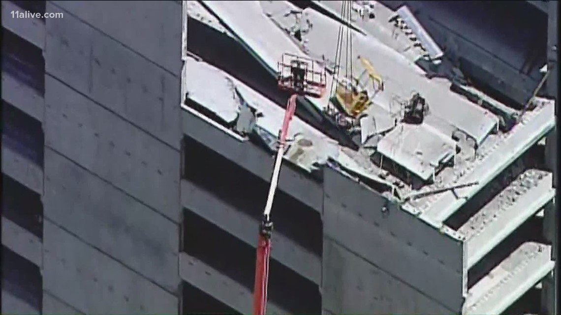 Parking deck under construction collapses in Midtown Atlanta | 11alive.com