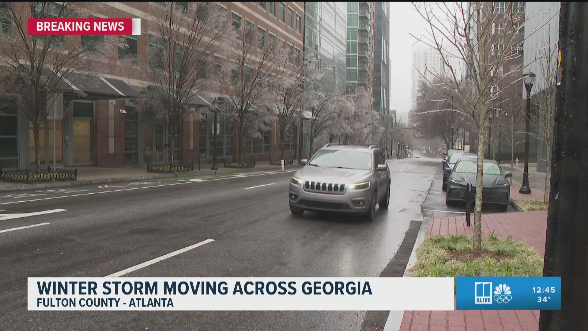 Atlanta roads avoid much icing, but falling ice off buildings becomes ...