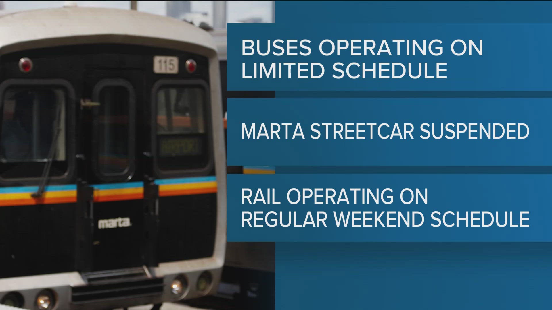 MARTA resumes limited bus schedule | 11alive.com