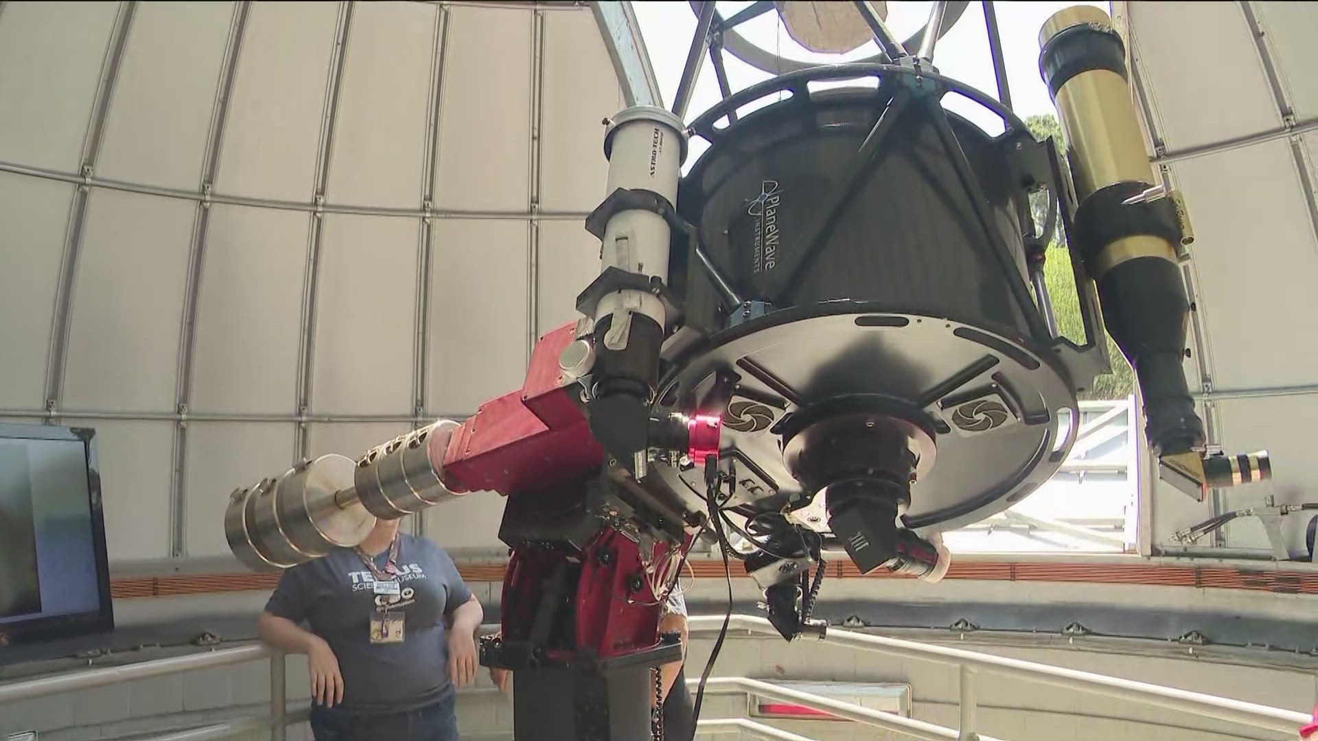 Solar eclipse | A look at the telescope at Tellus Science Museum ...