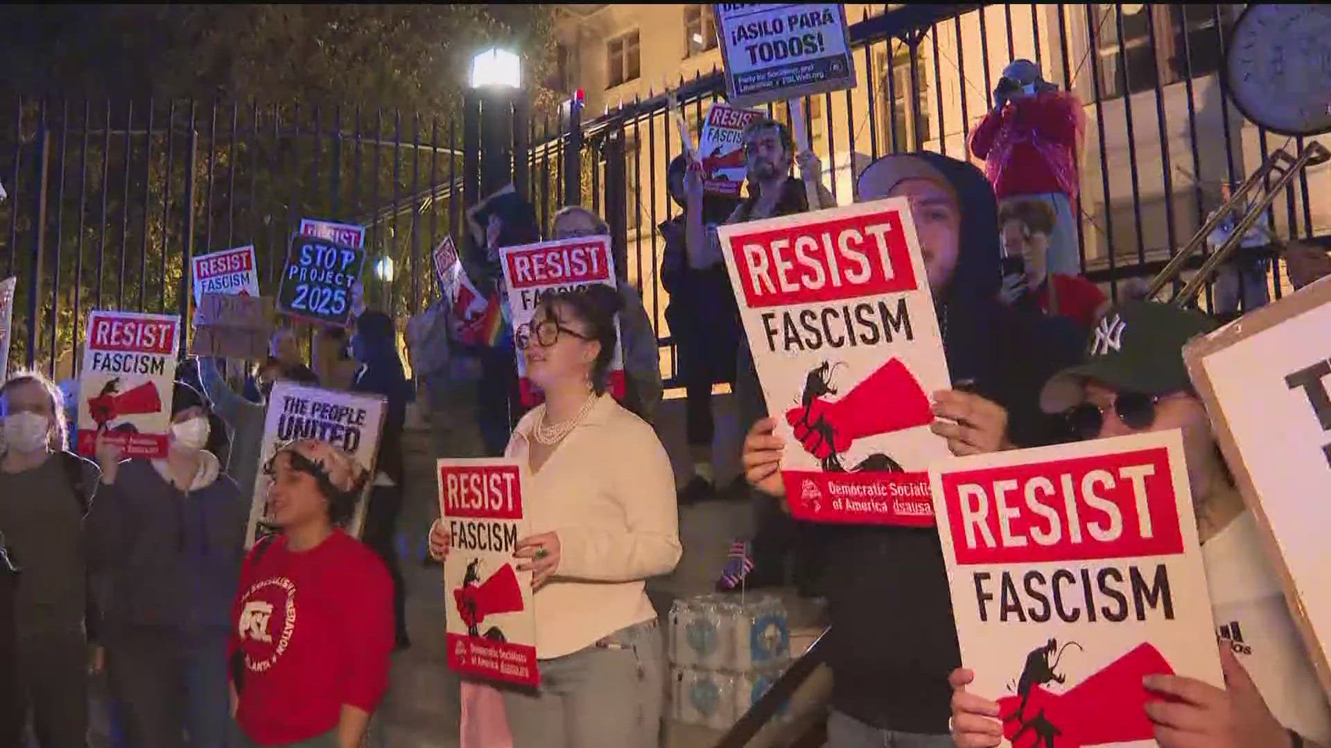 Downtown Atlanta protests over Trump policies | 11alive.com