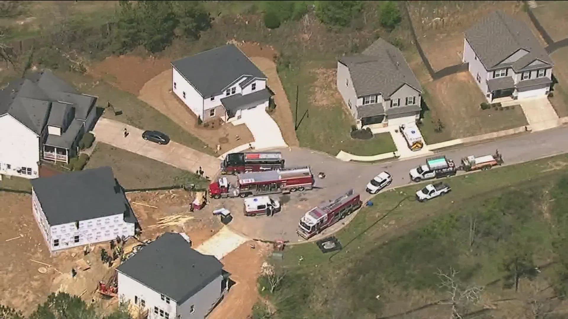 Construction worker rescued after trench collapses in Paulding County, officials say | 11alive.com