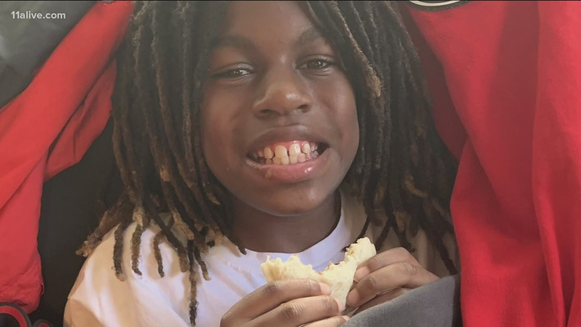 Taeden Johnson surprised by Falcons with Super Bowl tickets | 11alive.com