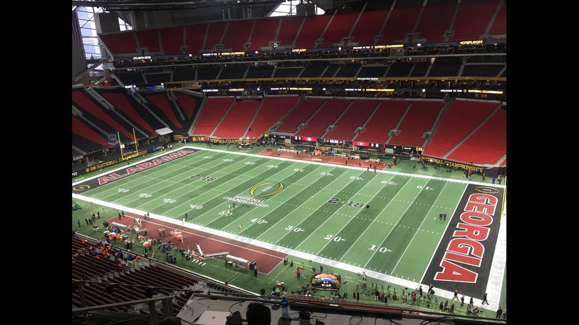 Photos: Inside Mercedes-Benz Stadium for the national championship ...