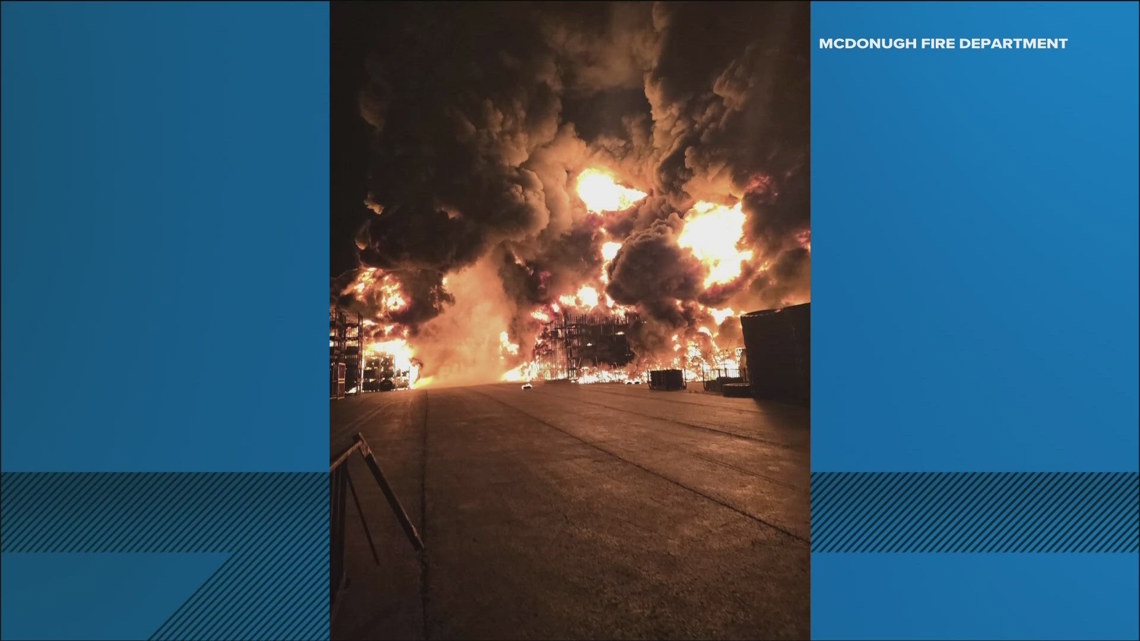 Cleanup continues after large tire shop fire in Henry | 11alive.com